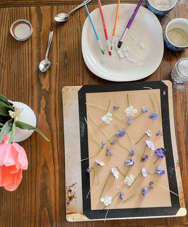 Candied Flowers Recipe - How to Make Sugared Pansies & Violets - Fox ...