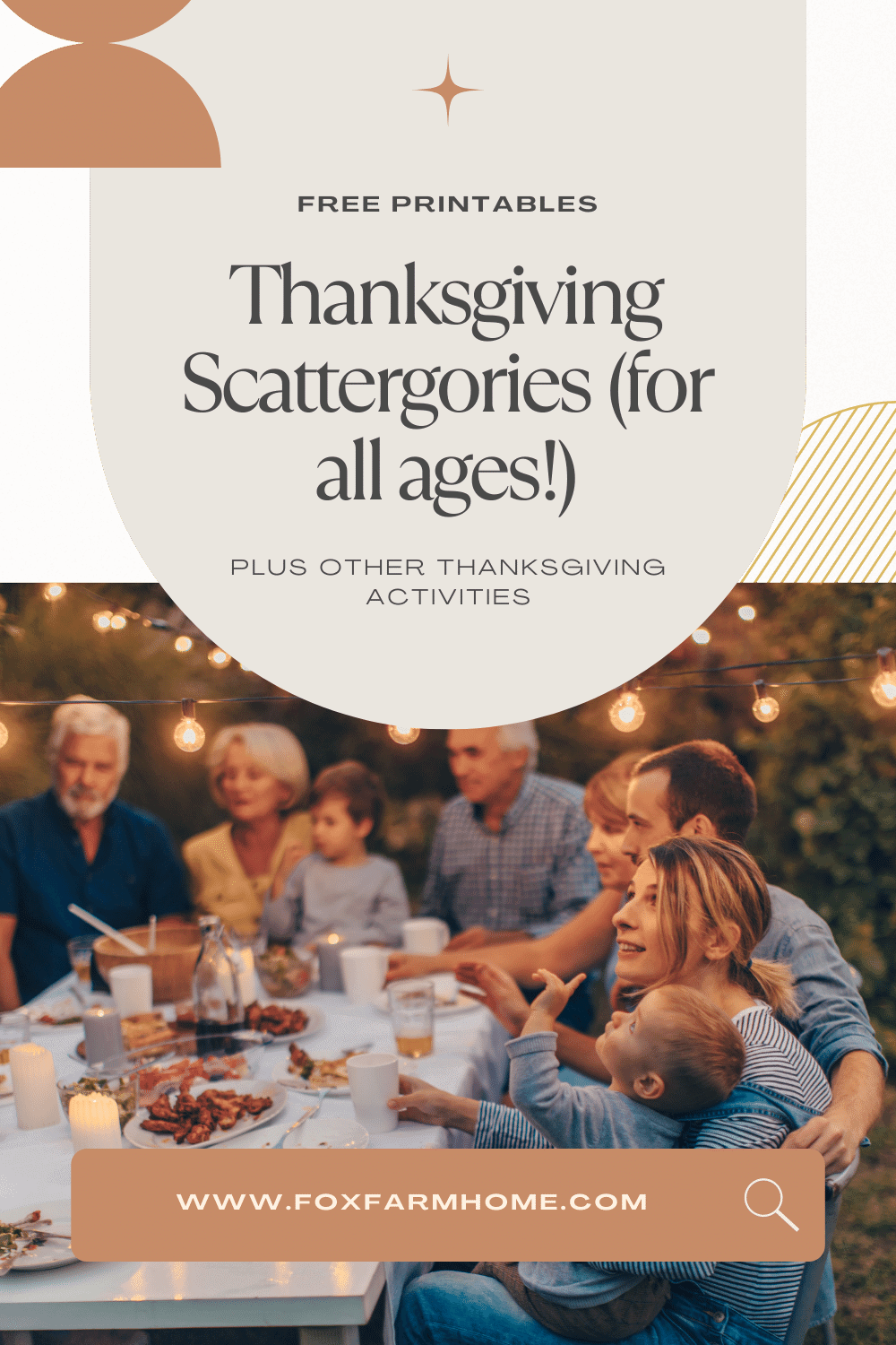 Thanksgiving Scattergories Game With Free Printables - Fox Farm Home