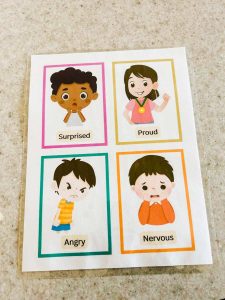 Free Printable Emotions Flashcards For Kids With Game Ideas - Fox Farm Home