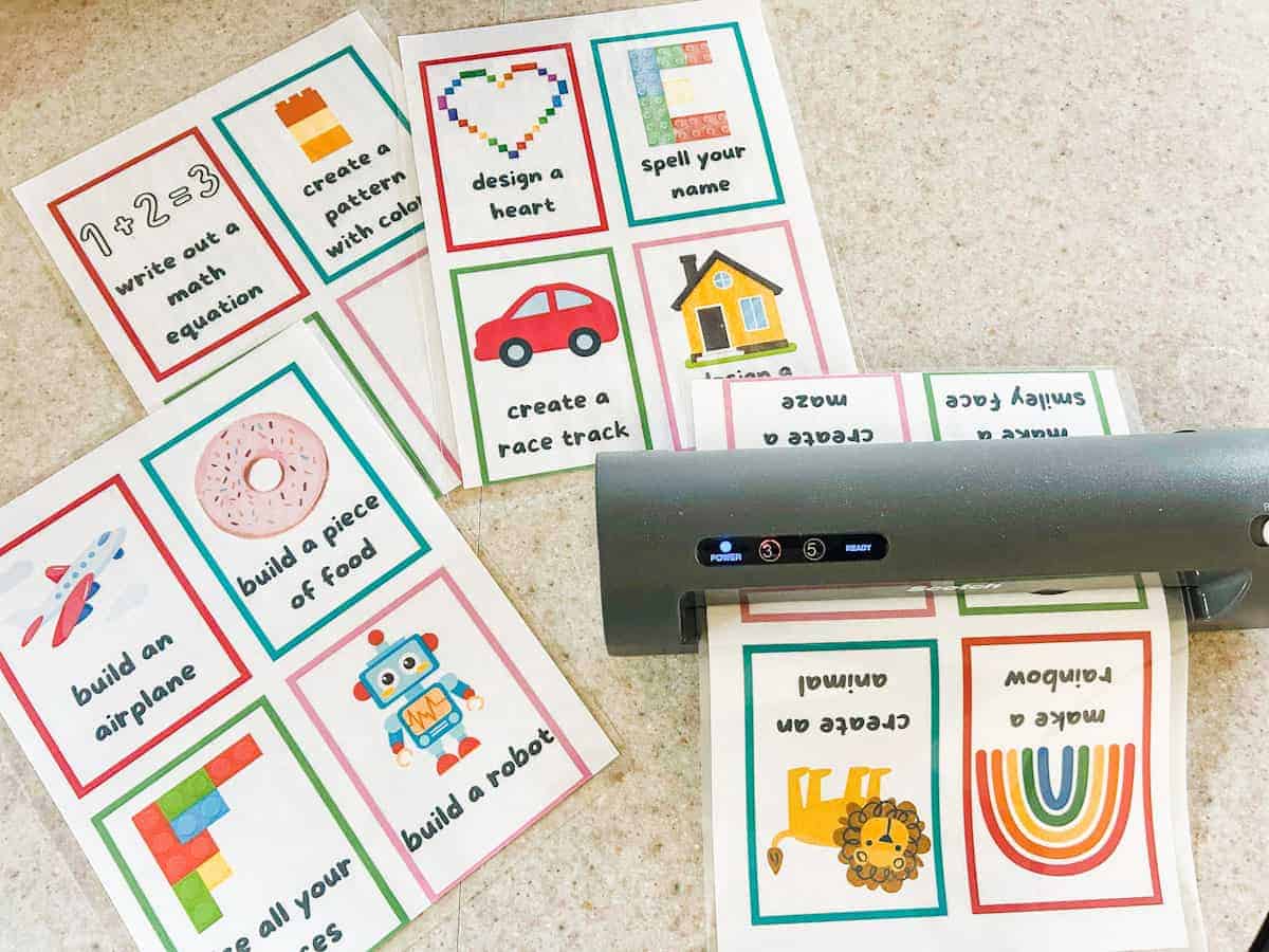 Free Printable Lego Challenge Cards-STEM Activity - Fox Farm Home