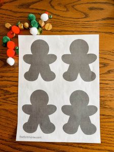 Simple Felt Gingerbread Man Christmas Ornament - Fox Farm Home