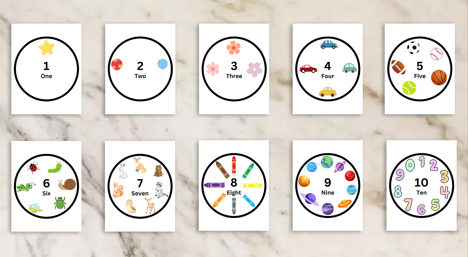 Preschool Clothespin Counting Activity-Free Printable - Fox Farm Home