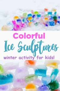 Make Colorful Ice Sculptures with Colored Ice Blocks - Fox Farm Home