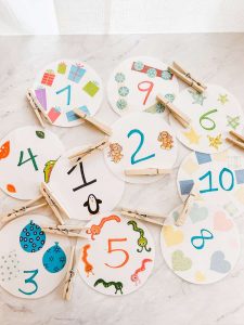 Preschool Clothespin Counting Activity-Free Printable - Fox Farm Home