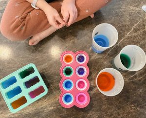 Make Colorful Ice Sculptures with Colored Ice Blocks - Fox Farm Home