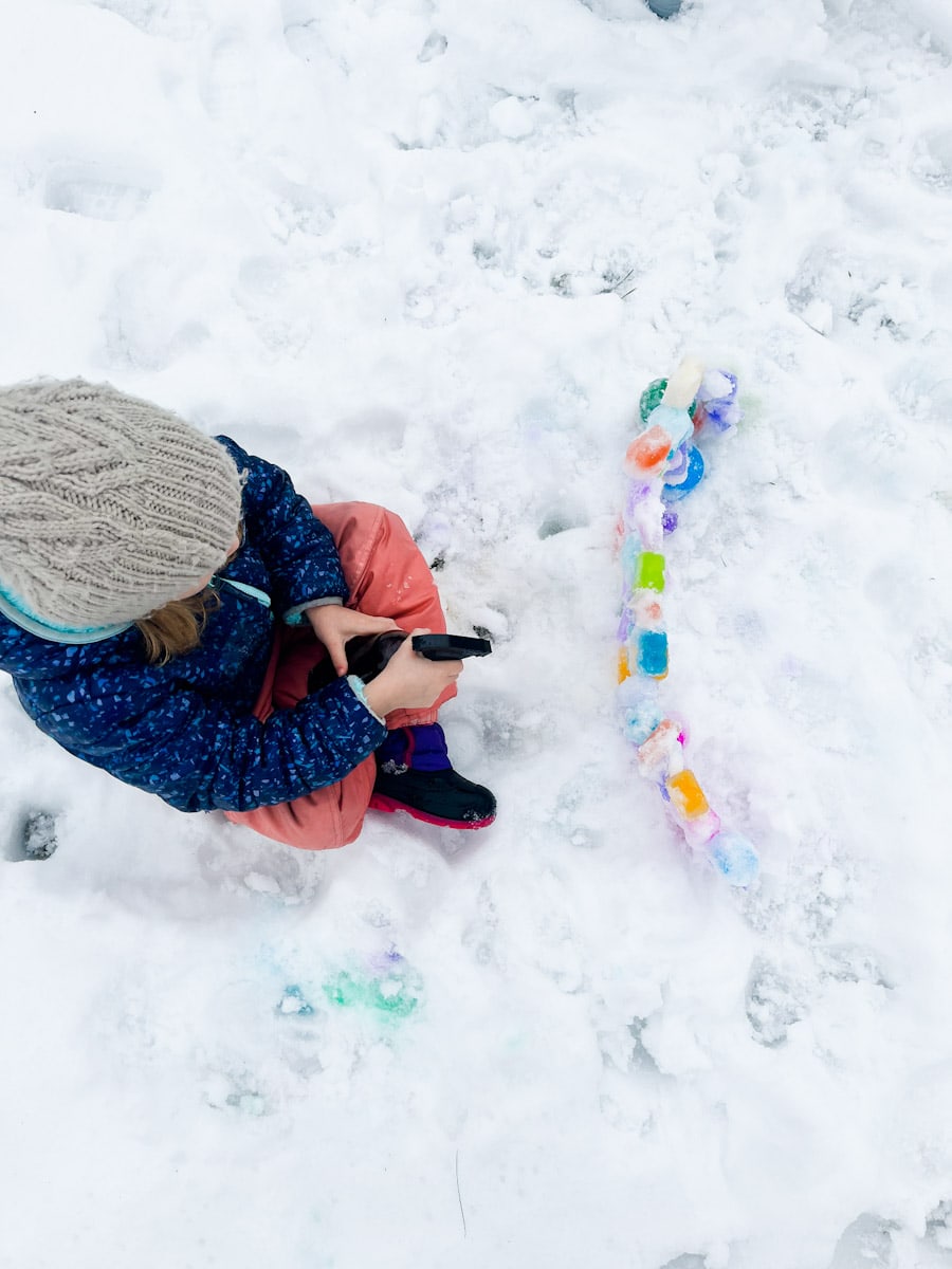 Make Colorful Ice Sculptures with Colored Ice Blocks - Fox Farm Home