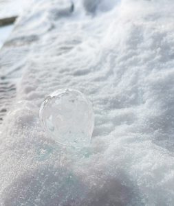 How To Make Frozen Bubbles- A Winter Science Activity - Fox Farm Home