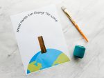 Earth Day Handprint Craft For Kids (Printable Template) - Fox Farm Home