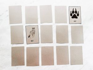 Free Animal Tracks Printable Cards | Nature Activity - Fox Farm Home