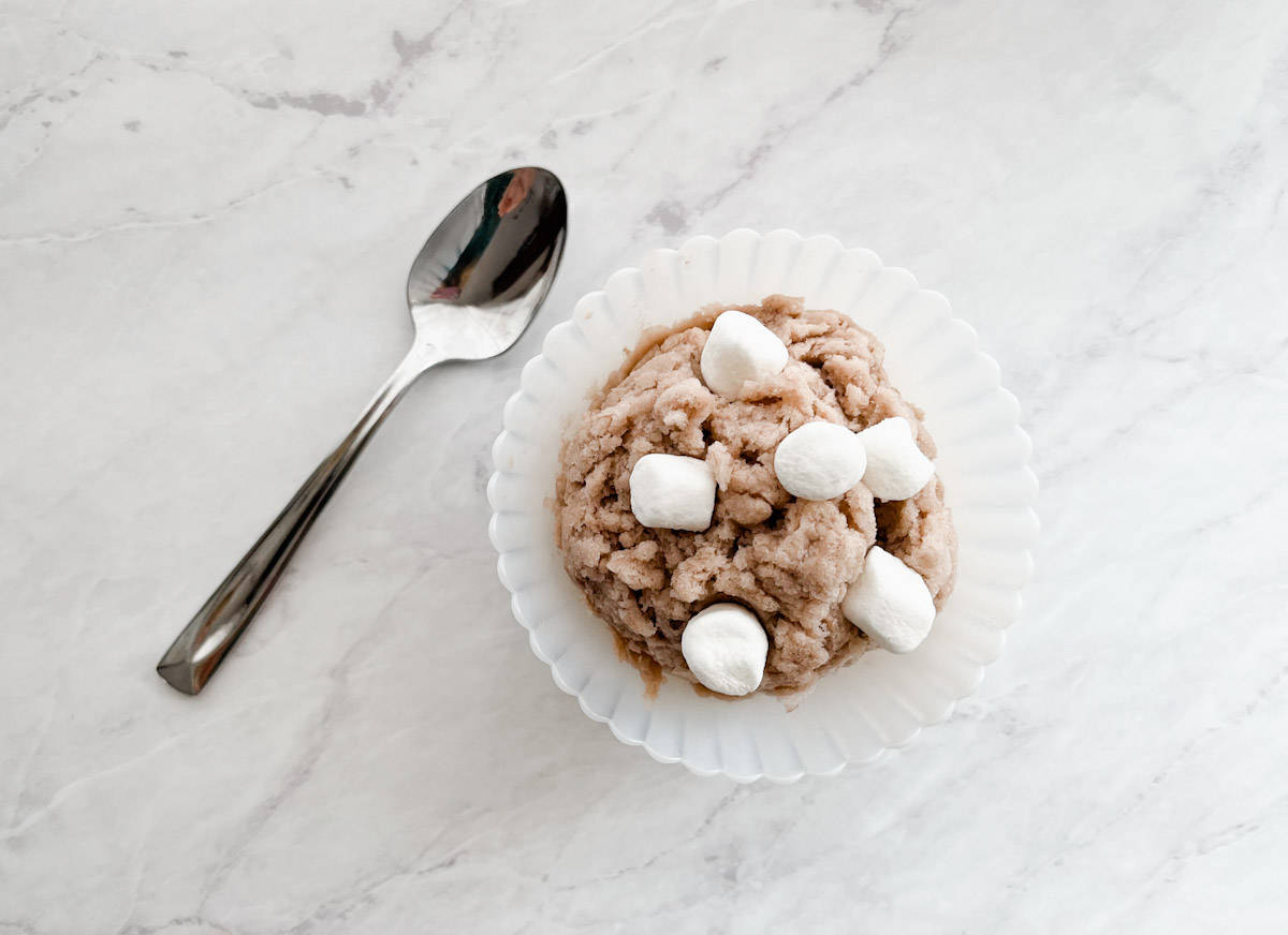 Hot Chocolate Snow Ice Cream Recipe - Fox Farm Home