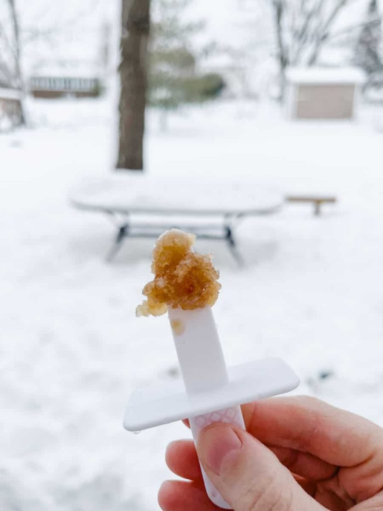 Maple Syrup Taffy | Snow Candy Recipe - Fox Farm Home