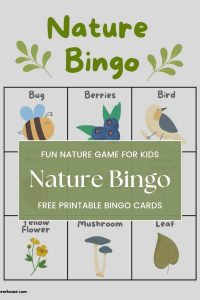 Nature Bingo Activity For Kids | Free Printable Game - Fox Farm Home