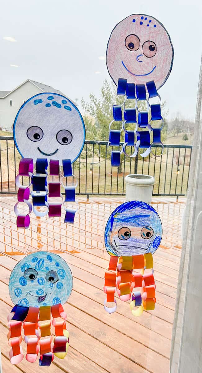 Fun Octopus Craft For Kids With Free Template - Fox Farm Home