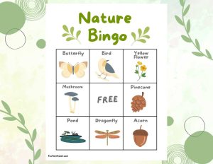 Nature Bingo Activity For Kids | Free Printable Game - Fox Farm Home