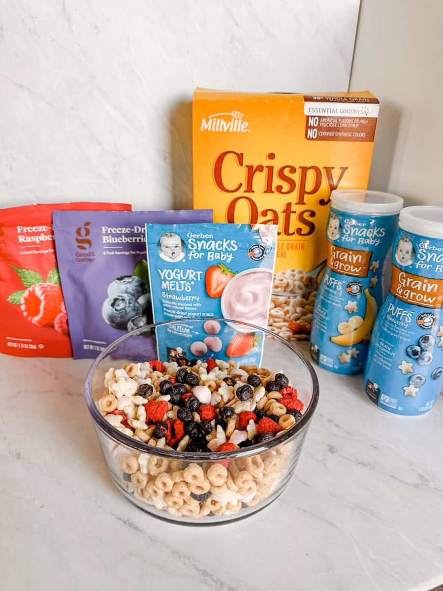 Baby and Toddler Trail Mix Recipe - Fox Farm Home