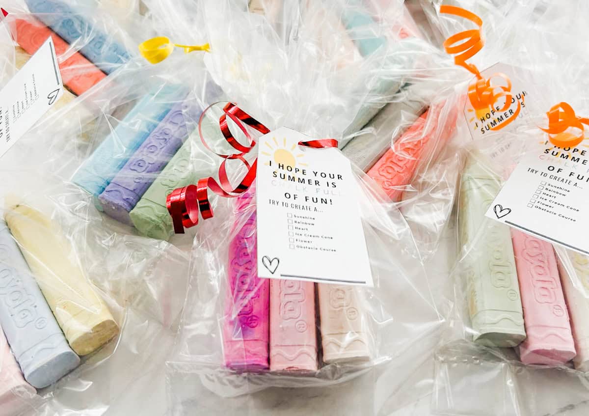 Sidewalk Chalk End Of The Year Gift For Students - Fox Farm Home