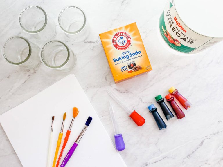 Fizzy Painting Art & Science Activity for Kids - Fox Farm Home