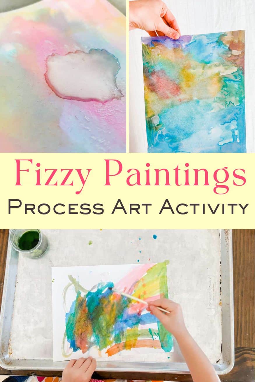Fizzy Painting Art & Science Activity for Kids - Fox Farm Home