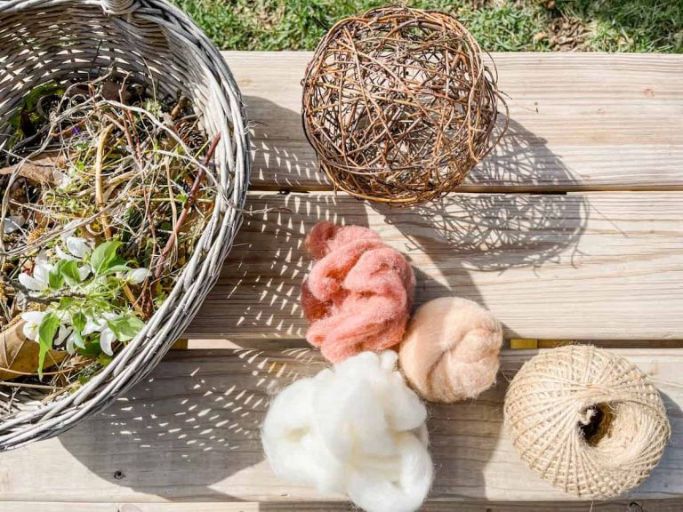 How to Make a Nesting Ball for Backyard Birds - Fox Farm Home