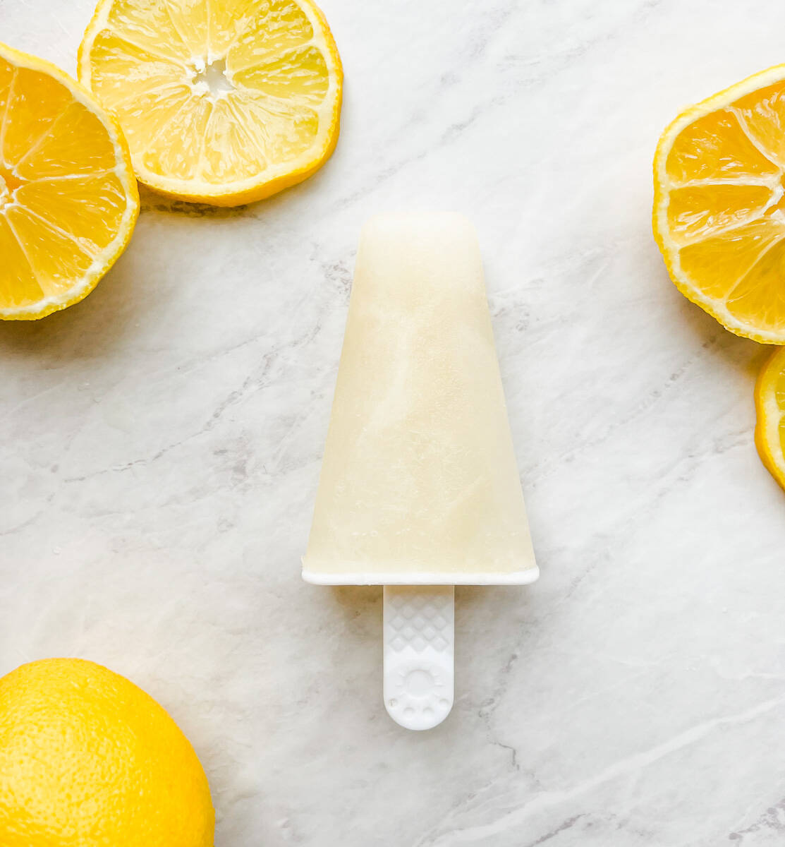 Easy 3 Ingredient Lemon Popsicles - Fox Farm Home