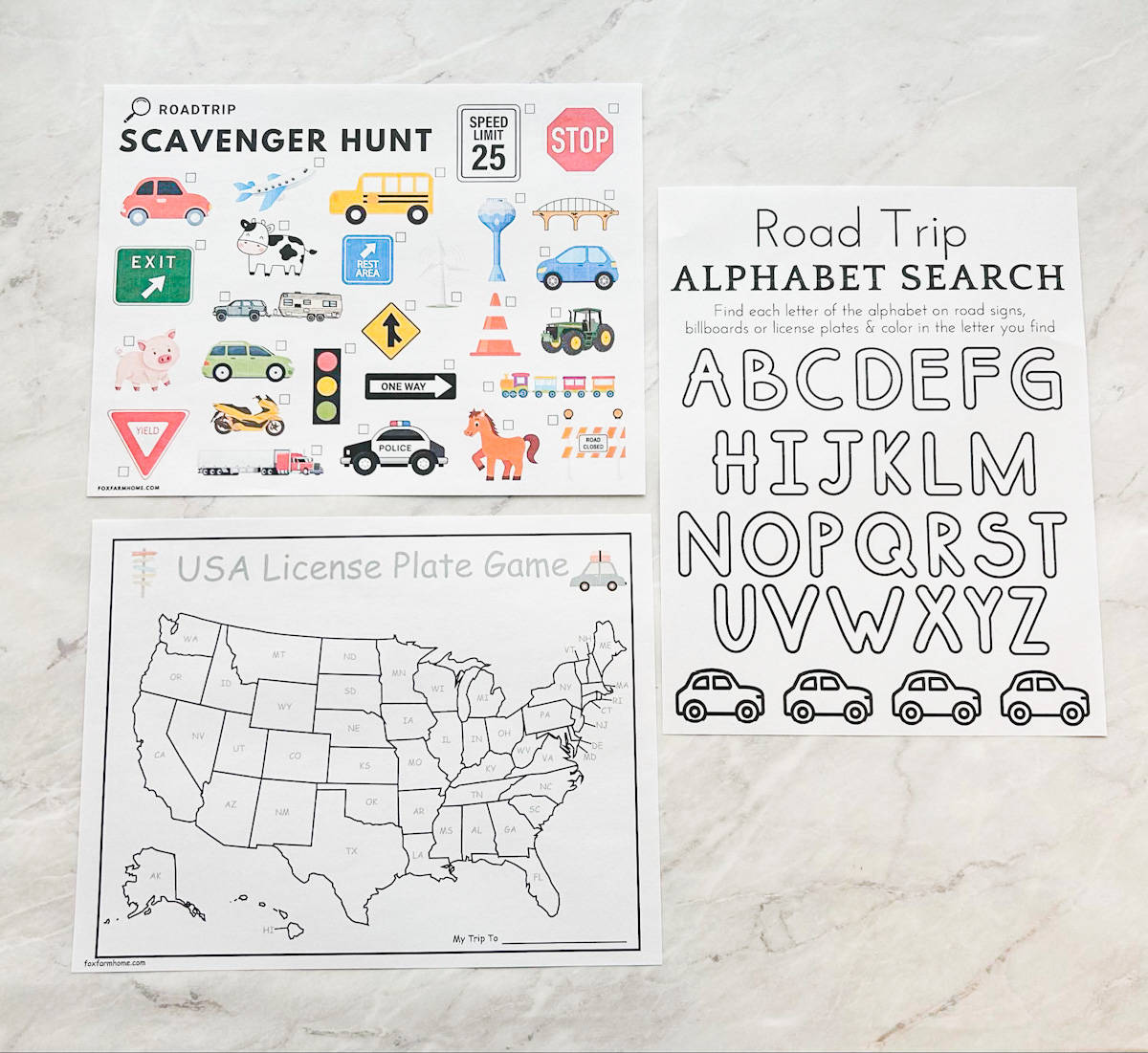 Alphabet Road Trip Game | Fun Car Game For Kids - Fox Farm Home