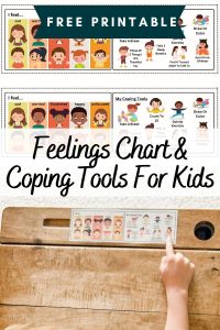 Feelings Chart & Coping Tools For Kids | Free Printable - Fox Farm Home