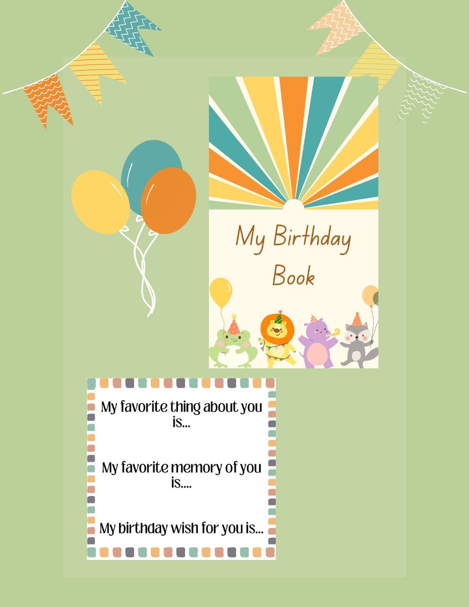 Birthday Journal- A Birthday Tradition For Your Kids - Fox Farm Home