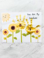 Simple Sunflower Handprint Craft For Kids - Fox Farm Home