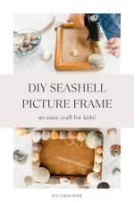 How To Make An Easy DIY Seashell Picture Frame - Fox Farm Home