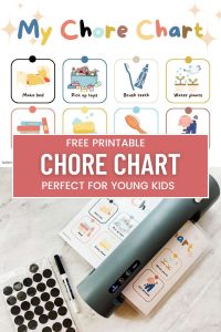 Picture Chore Chart For Preschoolers | Free Printable - Fox Farm Home