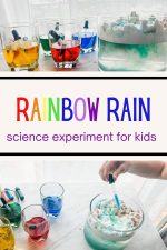 Rainbow Rain Science Experiment For Kids - Fox Farm Home