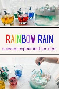 Rainbow Rain Science Experiment For Kids - Fox Farm Home