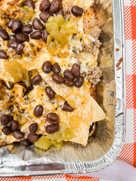 Loaded Campfire Nachos | An Easy Camping Recipe - Fox Farm Home