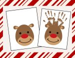 Reindeer Handprint Craft For Kids - Fox Farm Home