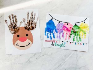 Reindeer Handprint Craft For Kids - Fox Farm Home
