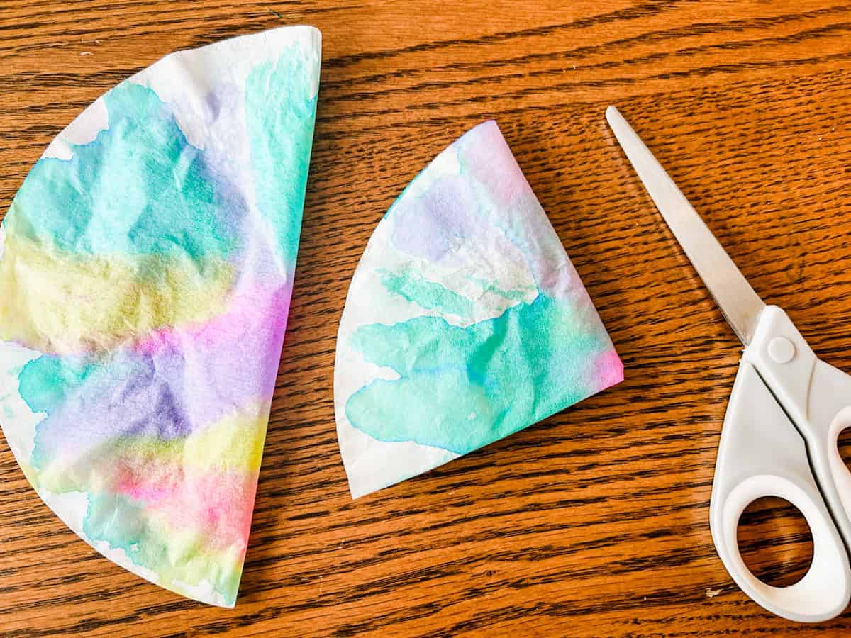 Coffee Filter Snowflakes- A Watercolor Snowflake Craft - Fox Farm Home