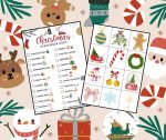 Free Printable Christmas Scavenger Hunt Activity - Fox Farm Home