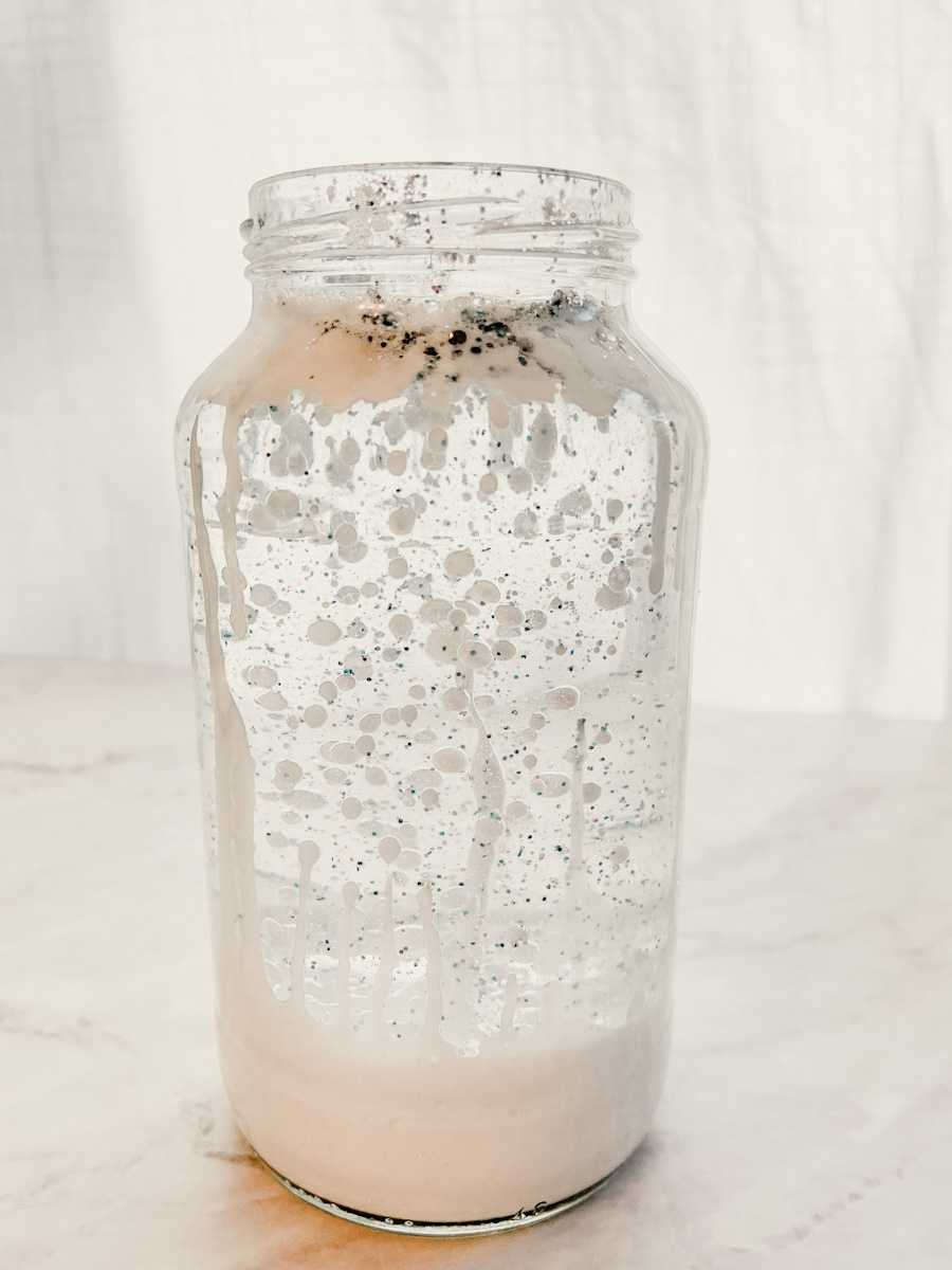 Snowstorm in a Jar Science Experiment for Winter - Fox Farm Home