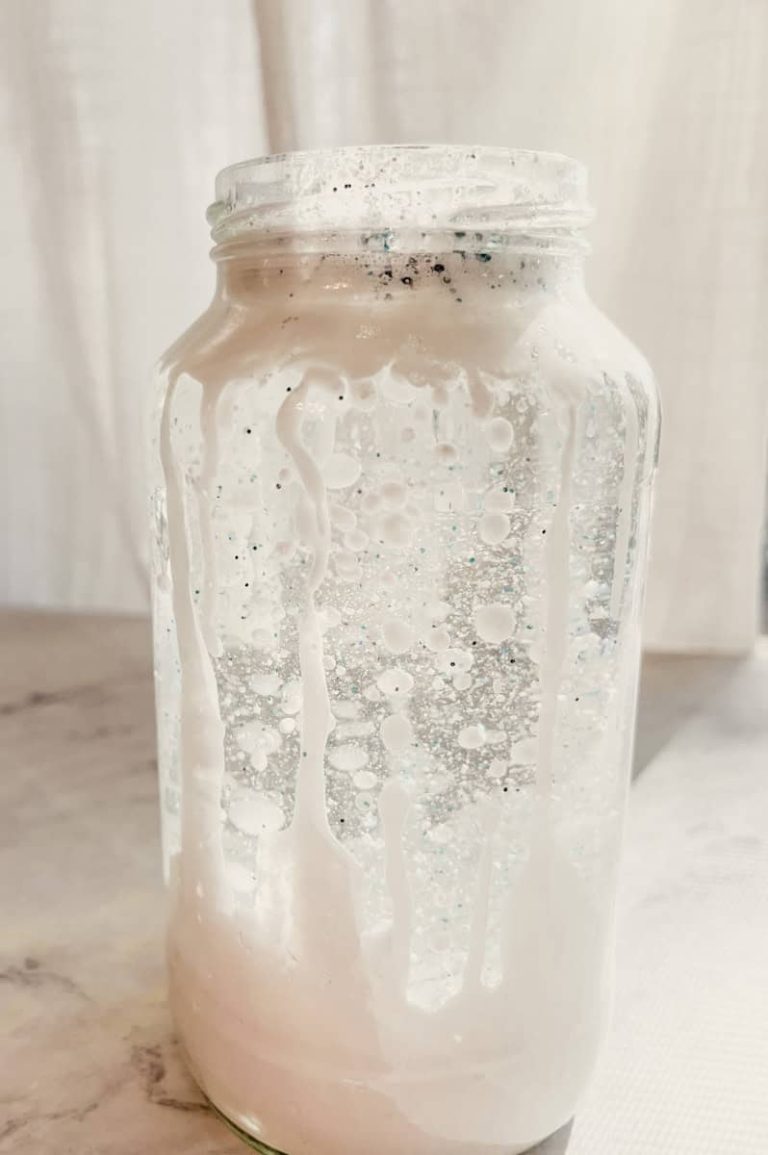 Snowstorm in a Jar Science Experiment for Winter - Fox Farm Home