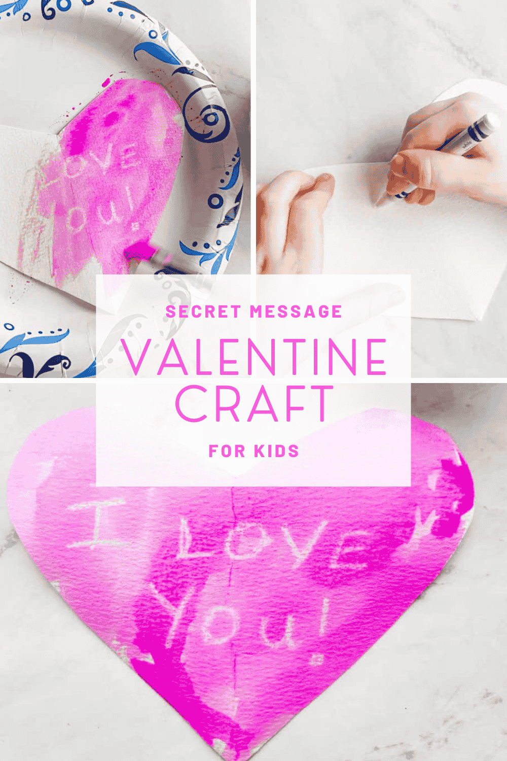 Secret Message Valentine Craft for Kids - Fox Farm Home