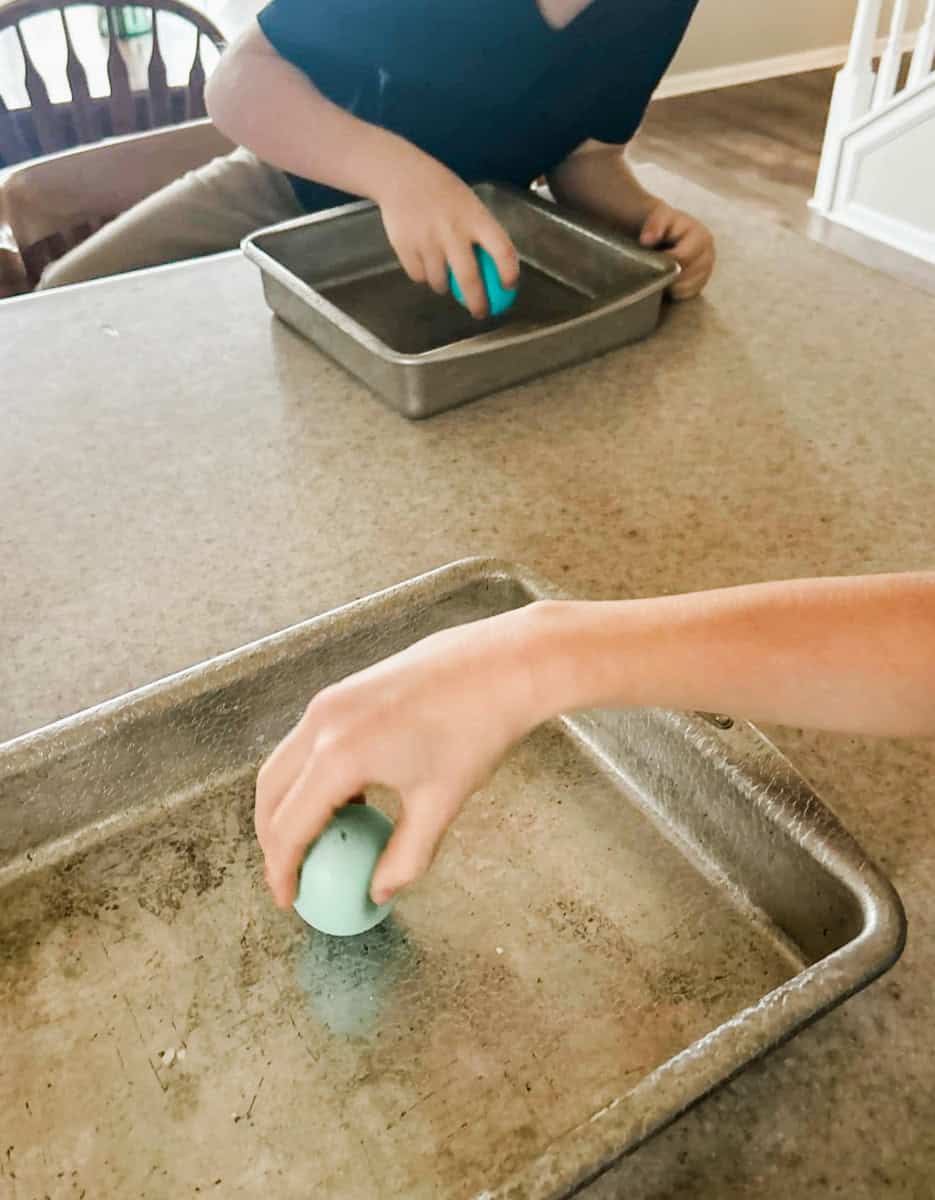 Glowing Rubber Egg Experiment- Fun Science Activity - Fox Farm Home