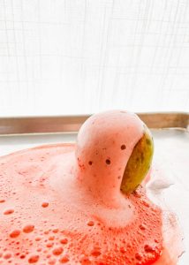 Apple Volcano Experiment - Fun Science Activity - Fox Farm Home