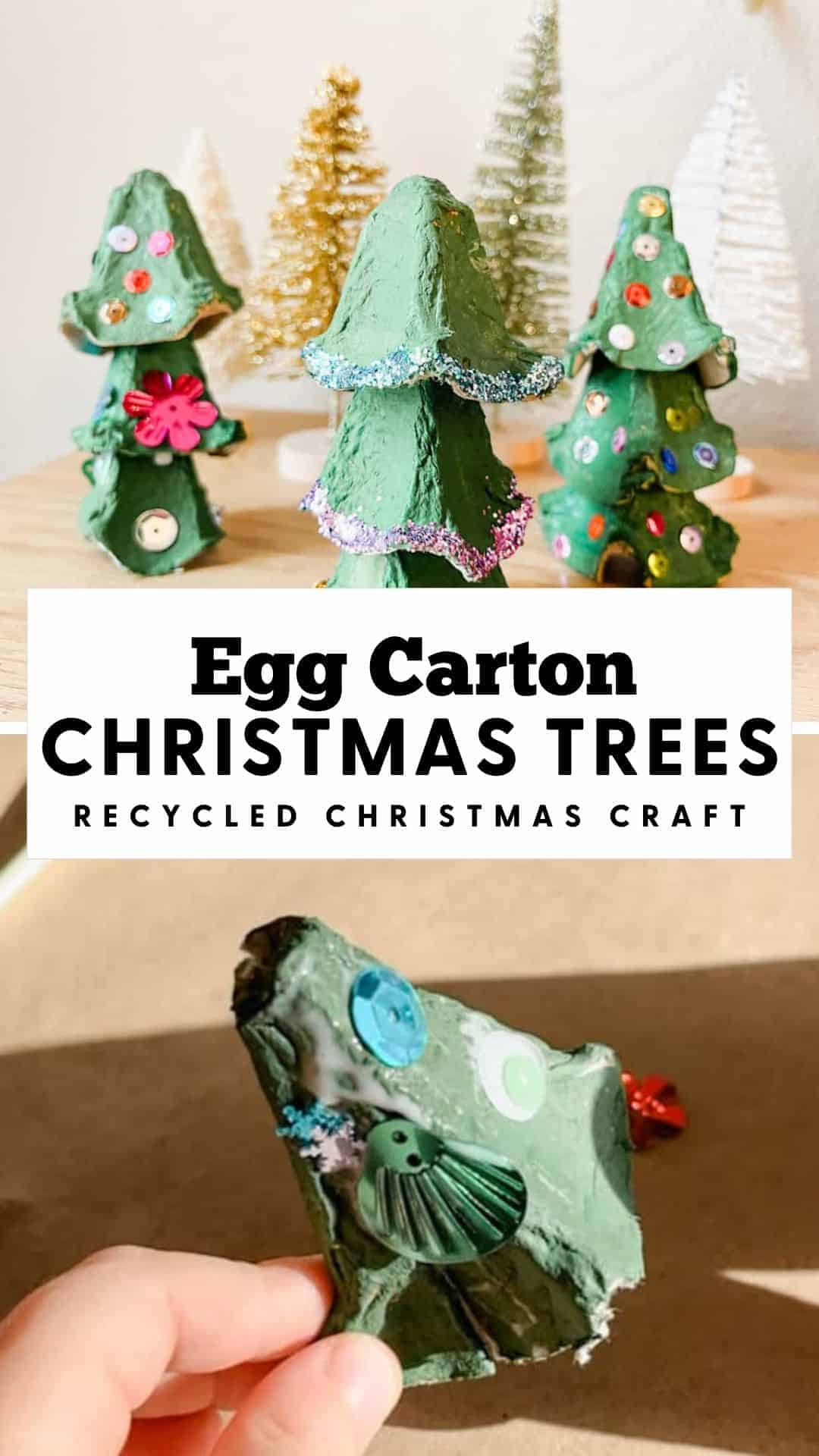 How To Make An Egg Carton Christmas Tree - Fox Farm Home