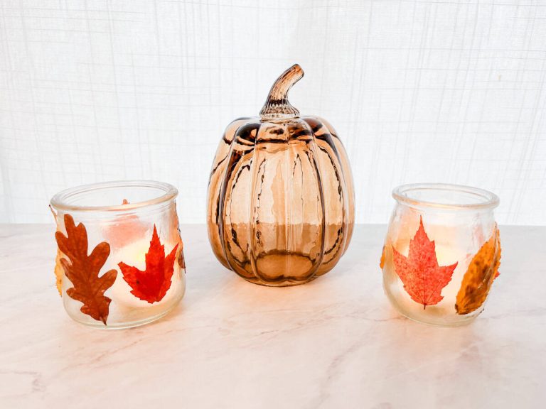 How To Make Fall Leaf Lanterns - Fox Farm Home