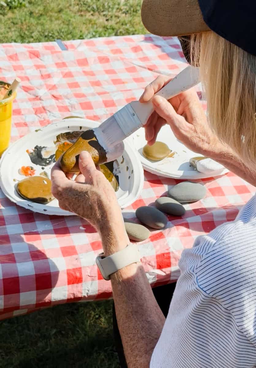 Food Painted Rocks: Easy Rock Painting Ideas - Fox Farm Home
